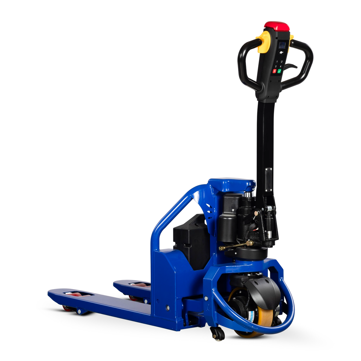 Elektrohubwagen FLEXIBLE-M mit kurzer Gabel || Pallit